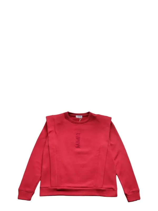 MIMHÍ MAISON Shoulder Pad Lauper Sweatshirt - Red