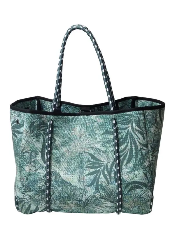 POP UPS BRAND Everyday Tote Jungle Fever Denim - Green