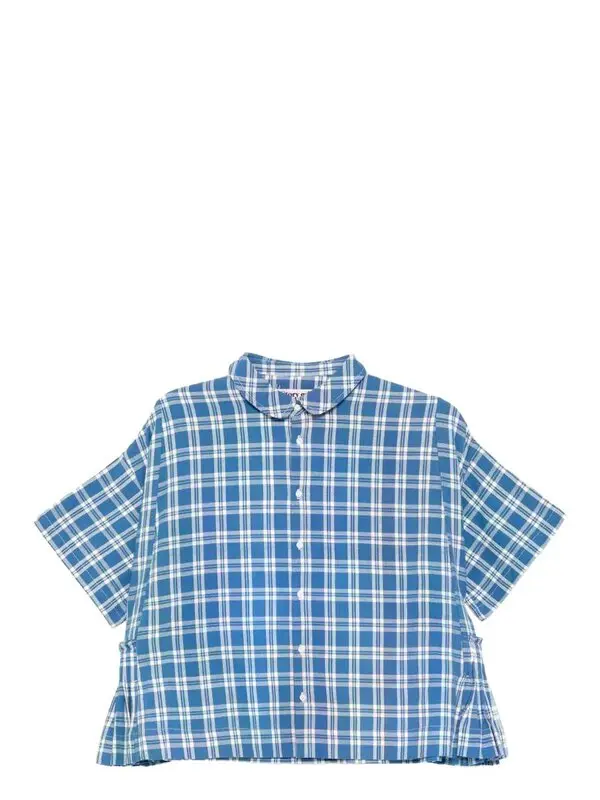 STORY MFG. Wren Plaid Shirt - Blue