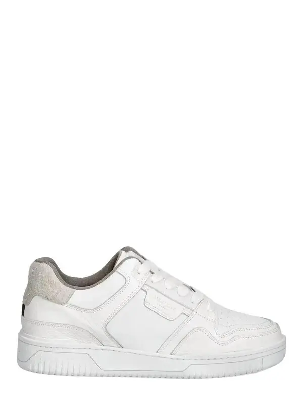 ALLSAINTS Regan Plux Panelled Lace-up Sneakers - White