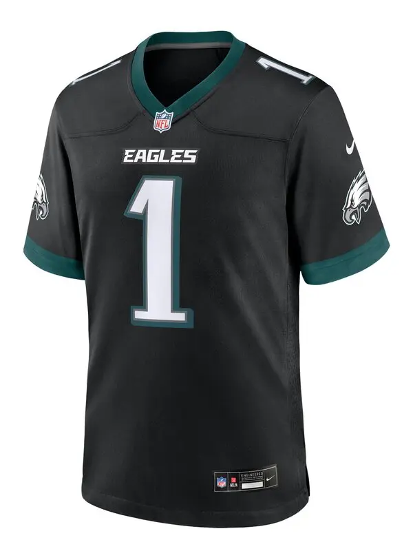 Nike Jalen Hurts Philadelphia Eagles Nfl Game Jersey - Black