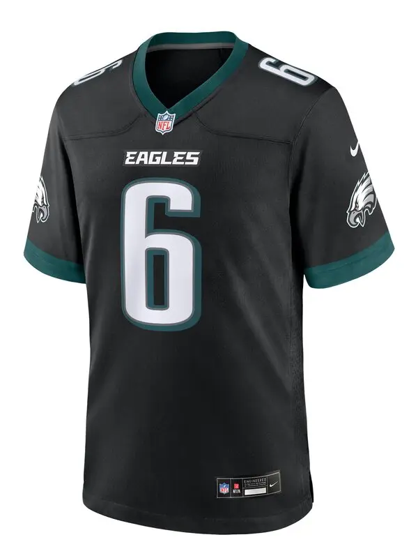 Nike Devonta Smith Philadelphia Eagles Nfl Game Jersey - Black