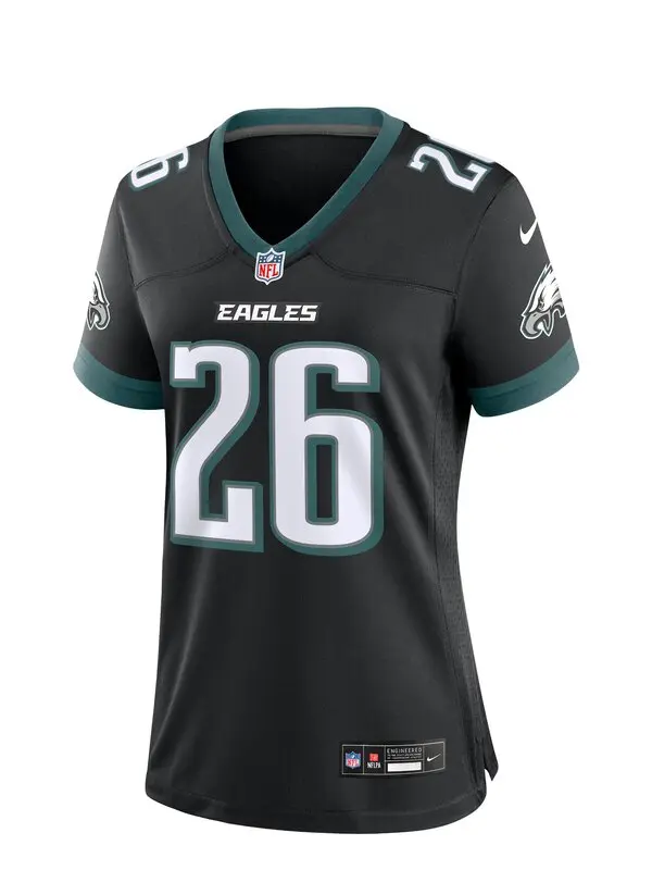 Nike Saquon Barkley Philadelphia Eagles Nfl Game Jersey - Black