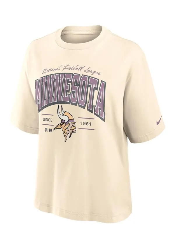 Nike Minnesota Vikings Vintage Mod Boxy T-shirt - White