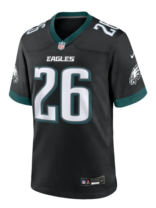Nike Saquon Barkley Philadelphia Eagles Nfl Game Jersey - Black