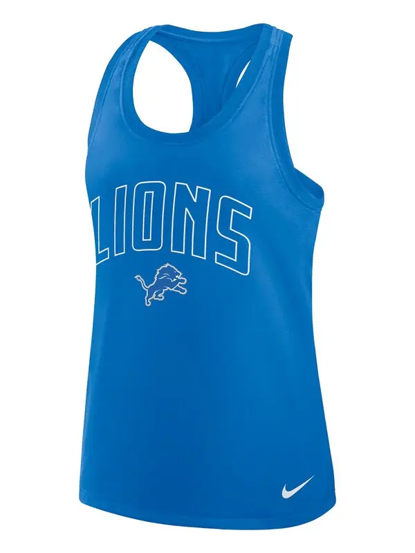 Nike Detroit Lions Primetime Dri-fit Nfl Racerback Tank Top - Blue