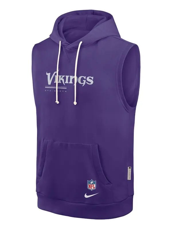 Nike Minnesota Vikings Sleeveless Pullover Hoodie - Purple