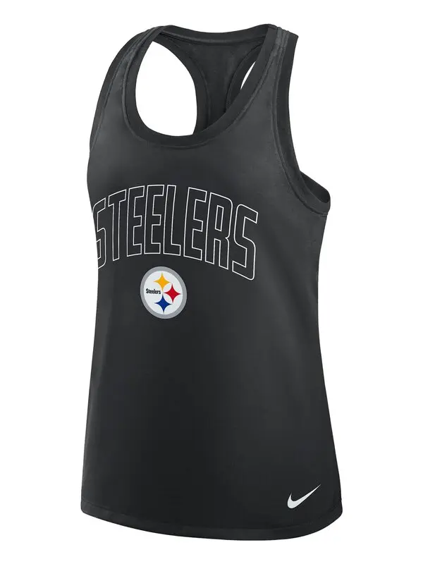 Nike Pittsburgh Steelers Dri-fit Nfl Racerback Tank Top - Black