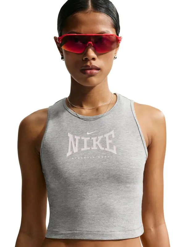 Nike Sportswear Tight Cropped Tank Top - Grey