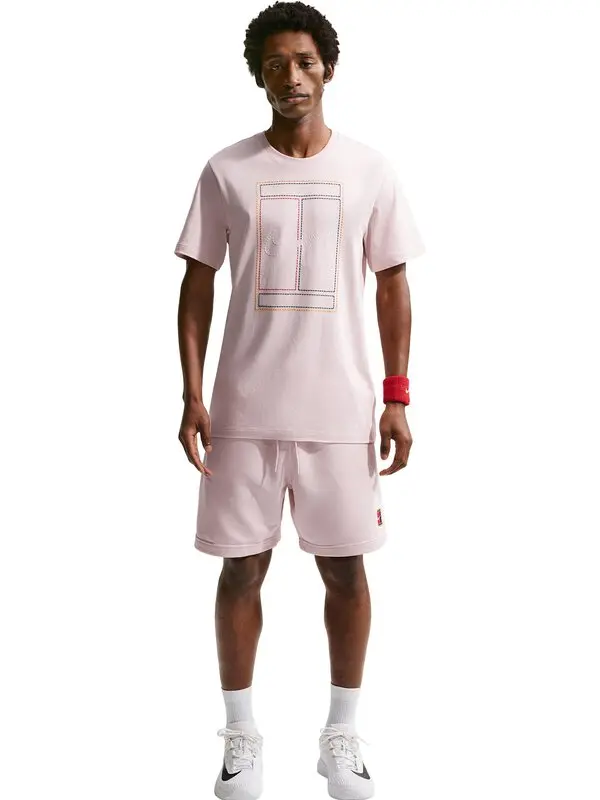 Nike Nikecourt Heritage Dri-fit Tennis Shorts - Pink