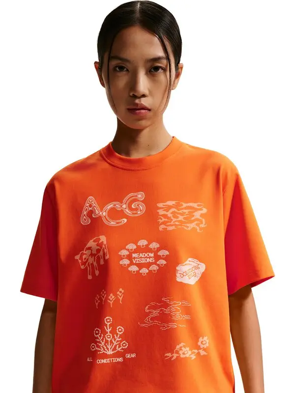 Nike Dri-fit Graphic T-shirt - Orange