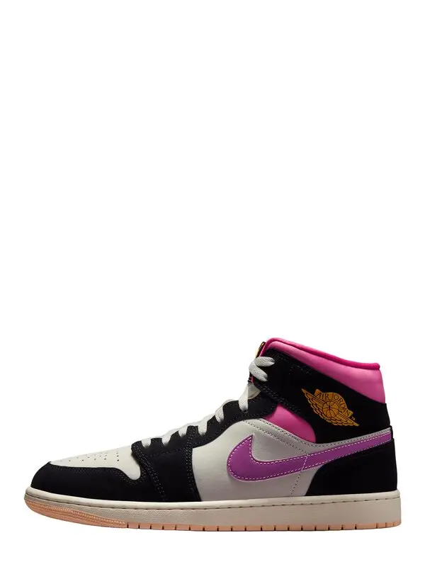 JORDAN 1 Mid Se Athletic Shoes - Black