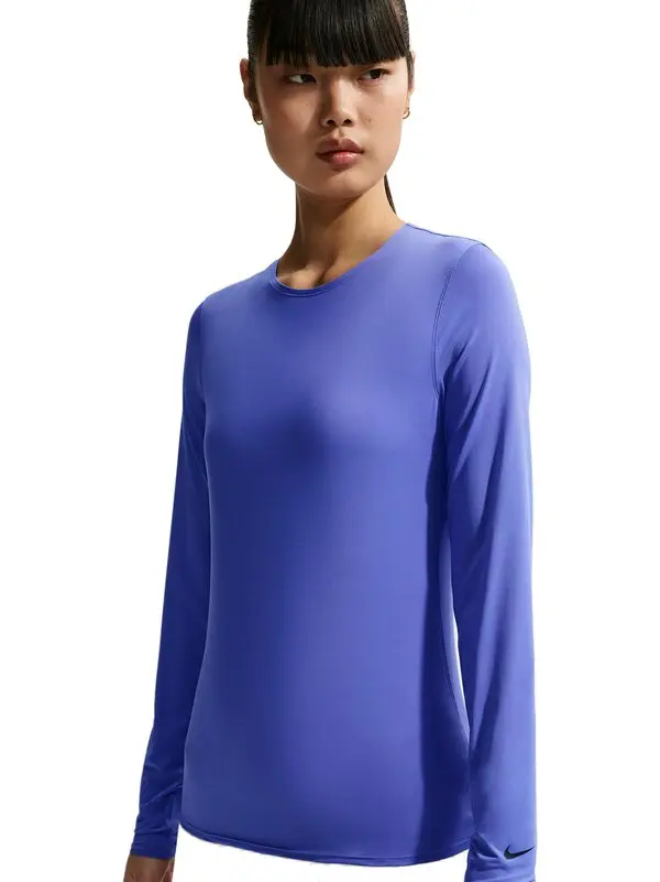 Nike Club Dri-fit Uv Long-sleeve Top - Blue