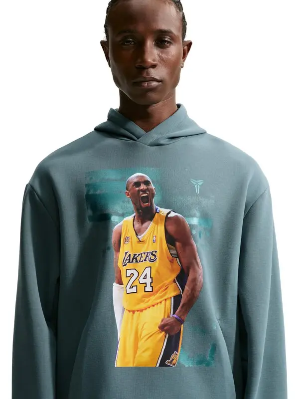 Nike Kobe Dri-fit Fleece Pullover Basketball Hoodie - Grey