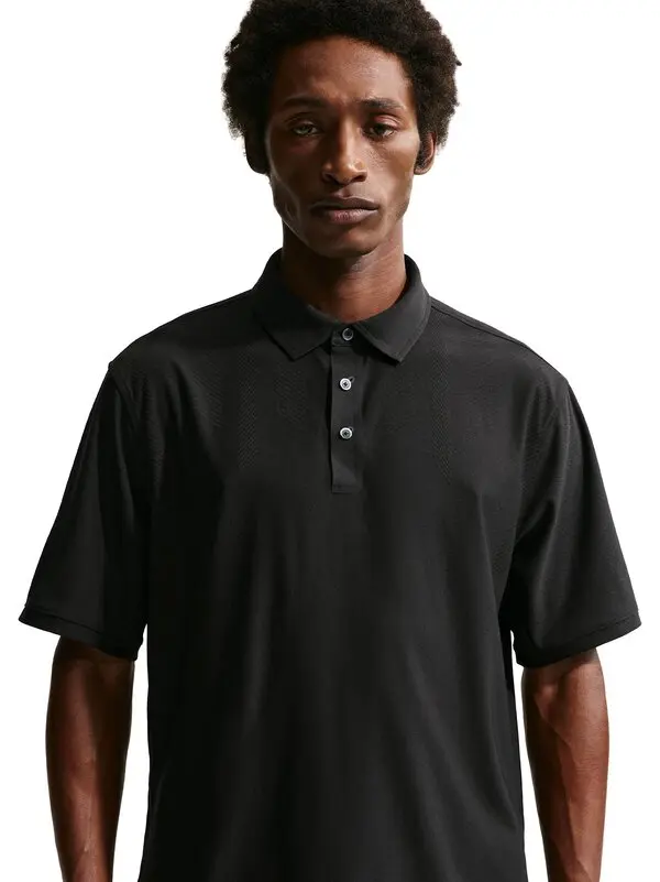 Nike Tailored Performance Dri-fit Golf Polo - Black