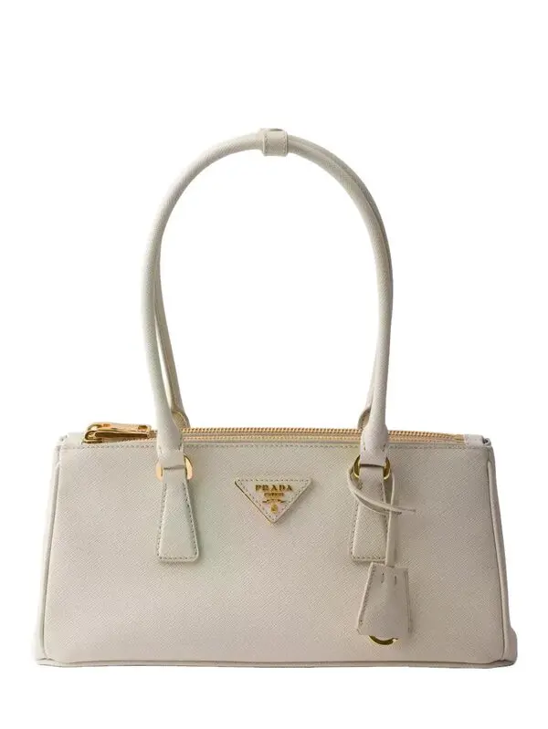 Prada Galleria Medium Saffiano Leather Bag - Neutrals