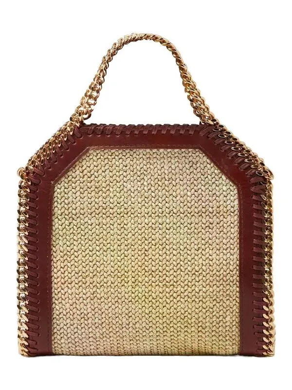 Stella McCartney Mini Falabella Woven Tote - Neutrals