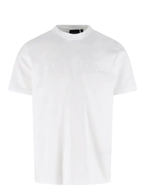 Canada Goose T-shirt Logo "emersen - White