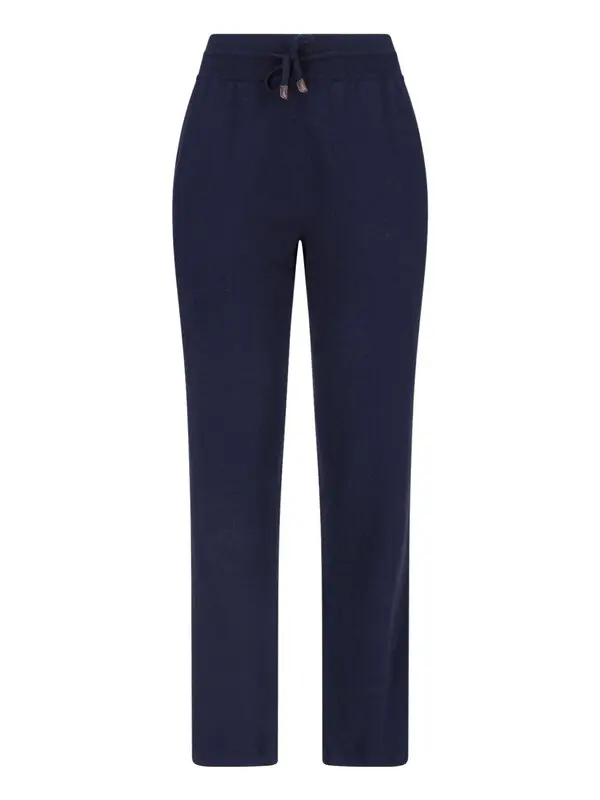 Loro Piana Merano Cashmere Sweatpants - Blue