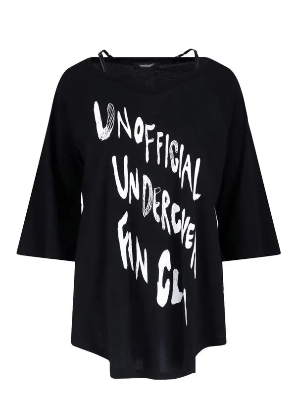 Undercover Logo Cotton T-shirt - Black