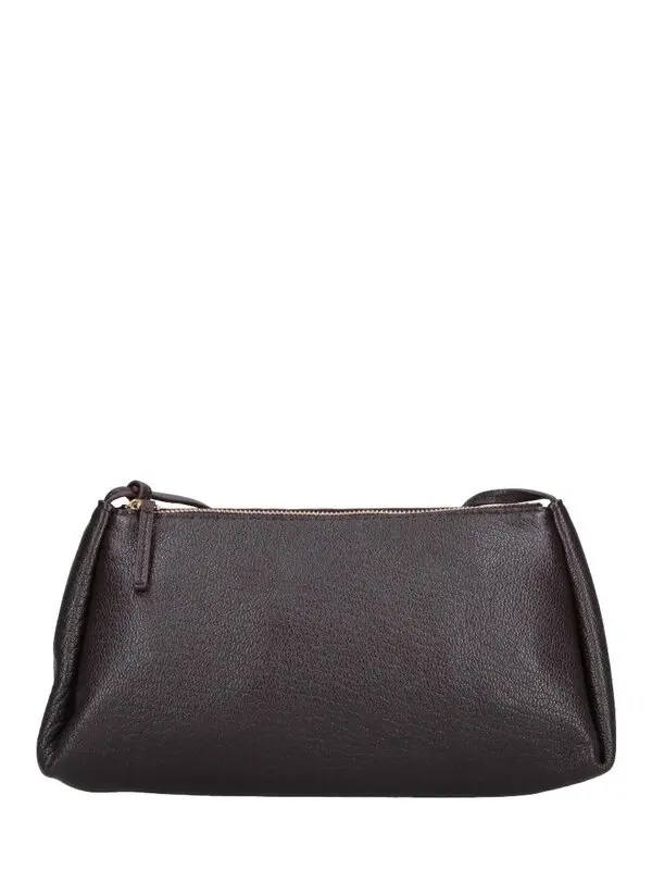 Calvin Klein Leather Shoulder Bag - Brown