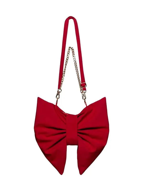 RAINSISTERS Bow Clutch Purse - Red