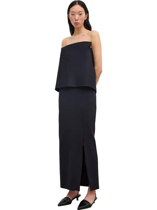 HOUSE OF DAGMAR Square Tube Top - Black