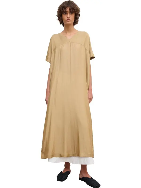 HOUSE OF DAGMAR Kaftan Dress - Sand Beige