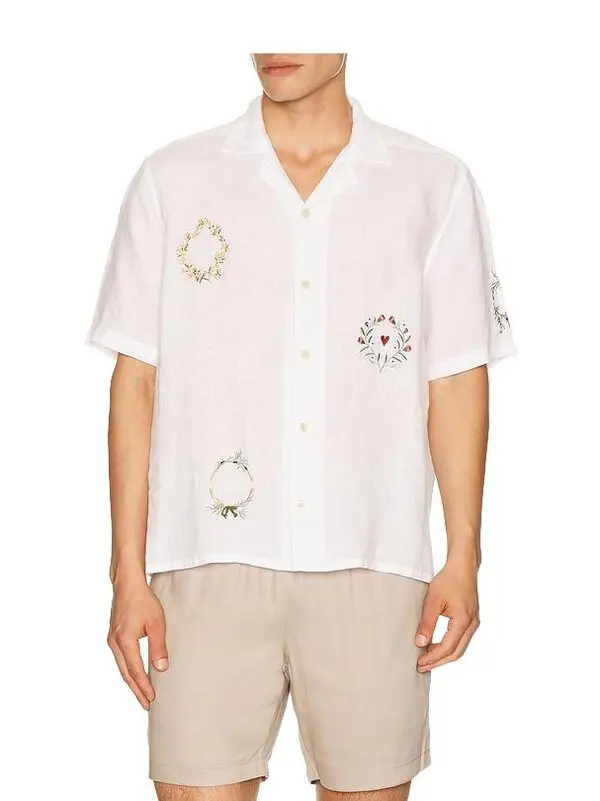 ALLSAINTS Deck Shirt In White - Ecru