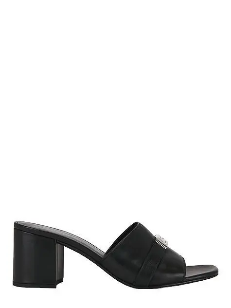 Tory Burch Leelee Heeled Mule - Perfect Black