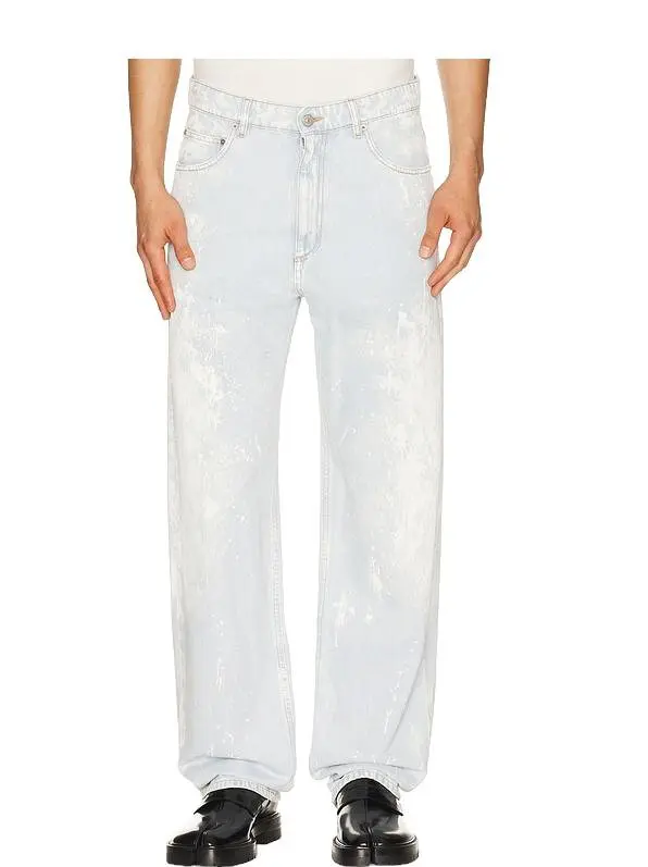 MAISON MARGIELA 5 Pockets Pants - Light Blue