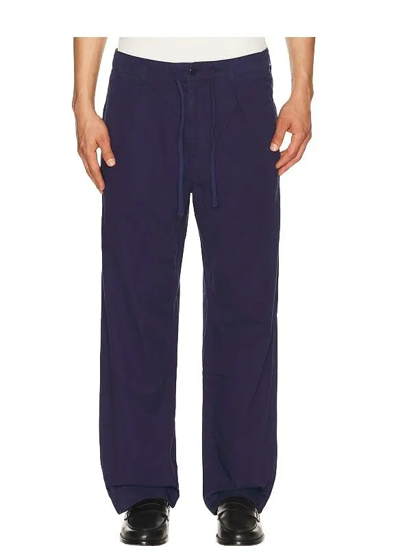 Polo Ralph Lauren Featherweight Twill Prepster Pleated Pant - Spring Navy