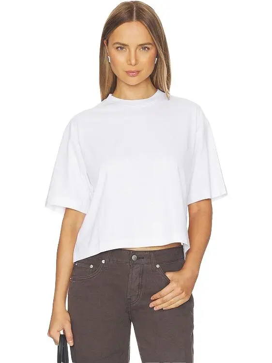 Madewell Boxy Crop T-shirt - White
