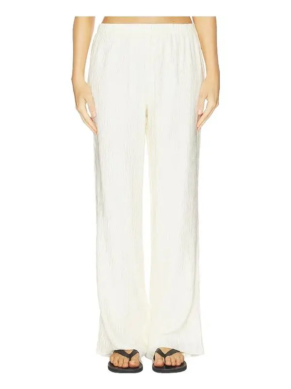 ANINE BING Aden Pant - Cream