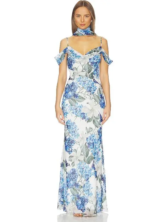 SONYA MODA Rosalie Dress - Capri Flora