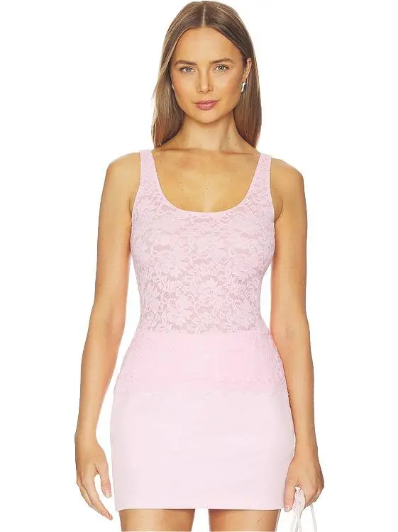 Generation Love Juliett Lace Tank - Soft Rose