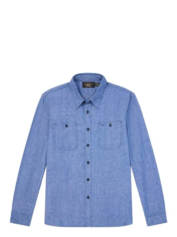 Ralph Lauren Cameron Cotton-chambray Shirt - Blue