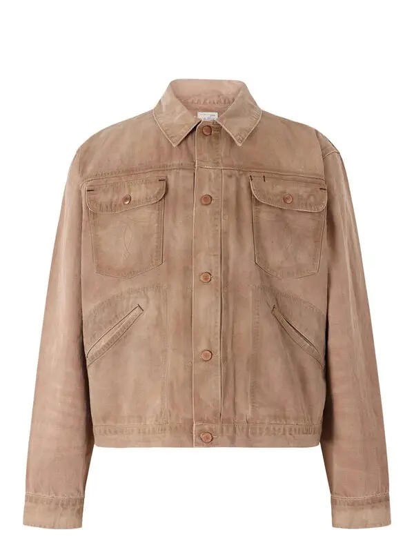 Ralph Lauren Cotton-canvas Trucker Jacket - Red