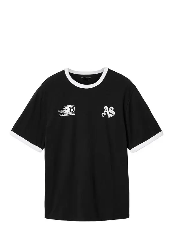 ALLSAINTS Allemagne Short Sleeve Crew Neck T-shirt - Black