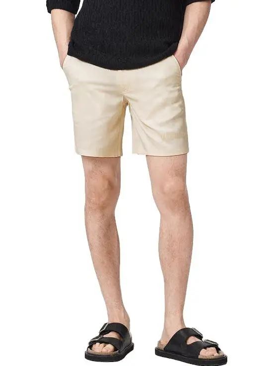 ALLSAINTS Circe Flat Front Shorts - Brittle White