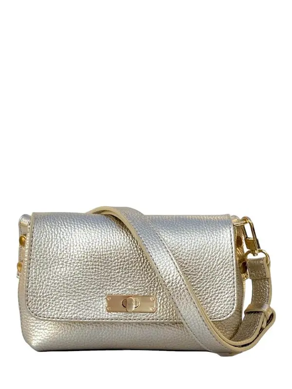 APATCHY LONDON Mini Leather Shoulder Bag - Gold