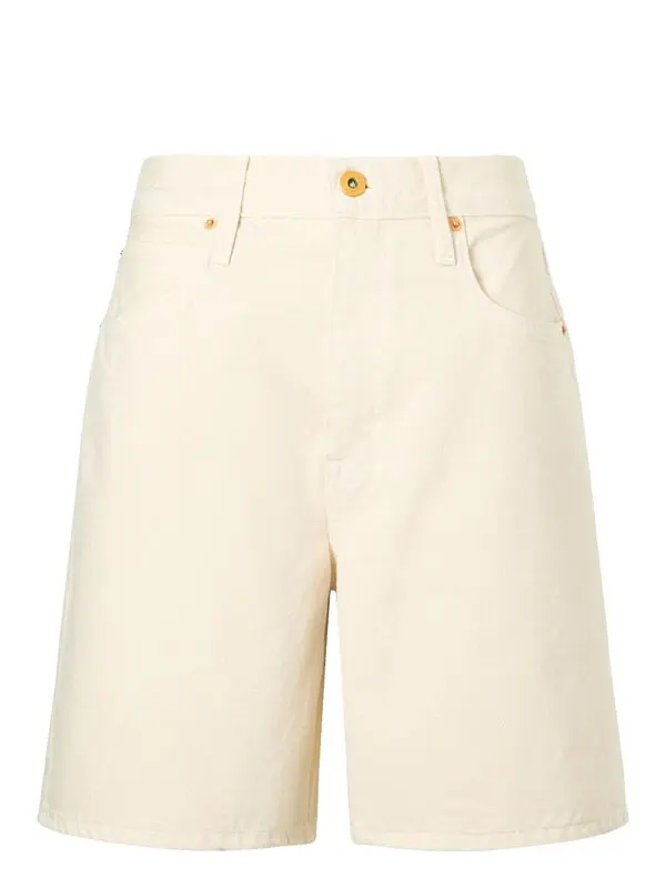 SLVRLAKE Square Cotton Shorts - Neutrals