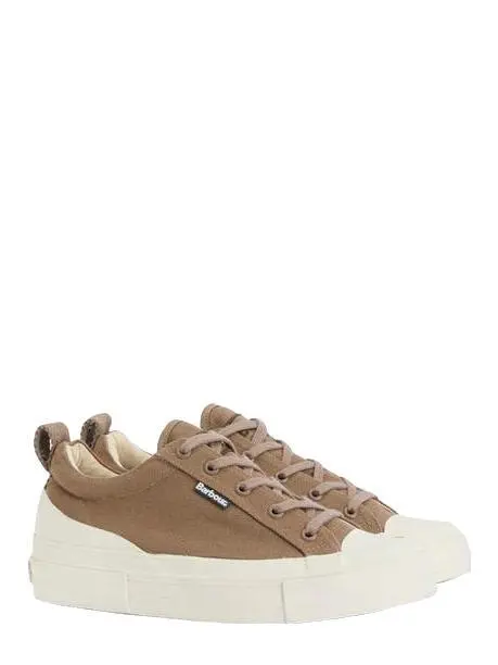 Barbour Stanhope Canvas Low-top Sneakers - Taupe