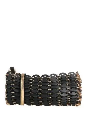 Rabanne Leather Crossbody Bag - Black