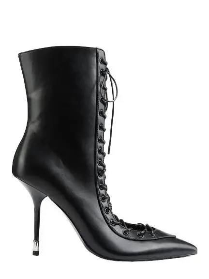 FEMME Salem Lace-up Boots - Black