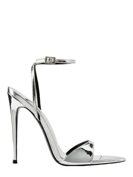 FEMME Gg Heel Sandal - Silver