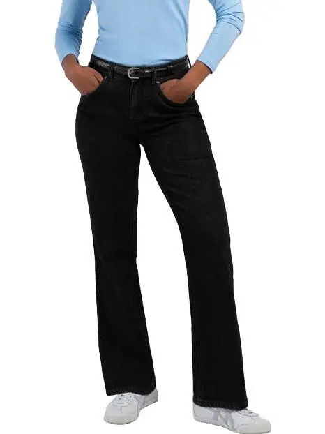 KETTLEWELL Darla Comfort Bootcut Jeans - Black