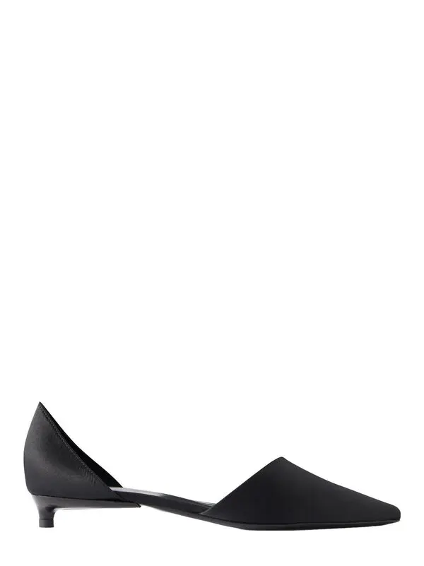JUDE Pirrie Satin Pumps - Black