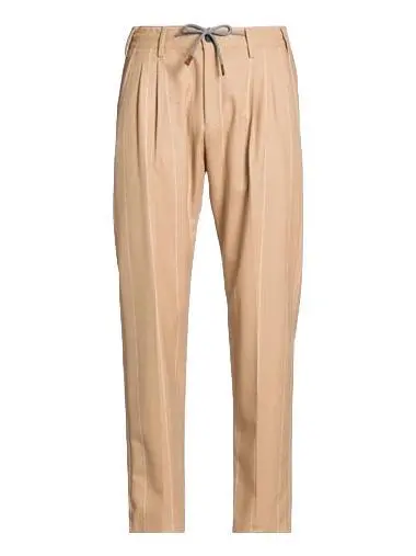 Eleventy Pinstriped Wool Pants - Beige