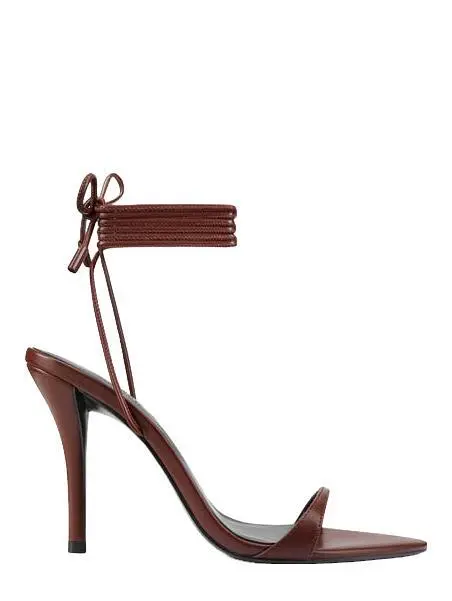 FEMME Lyra Lace-up Sandal - Chocolate